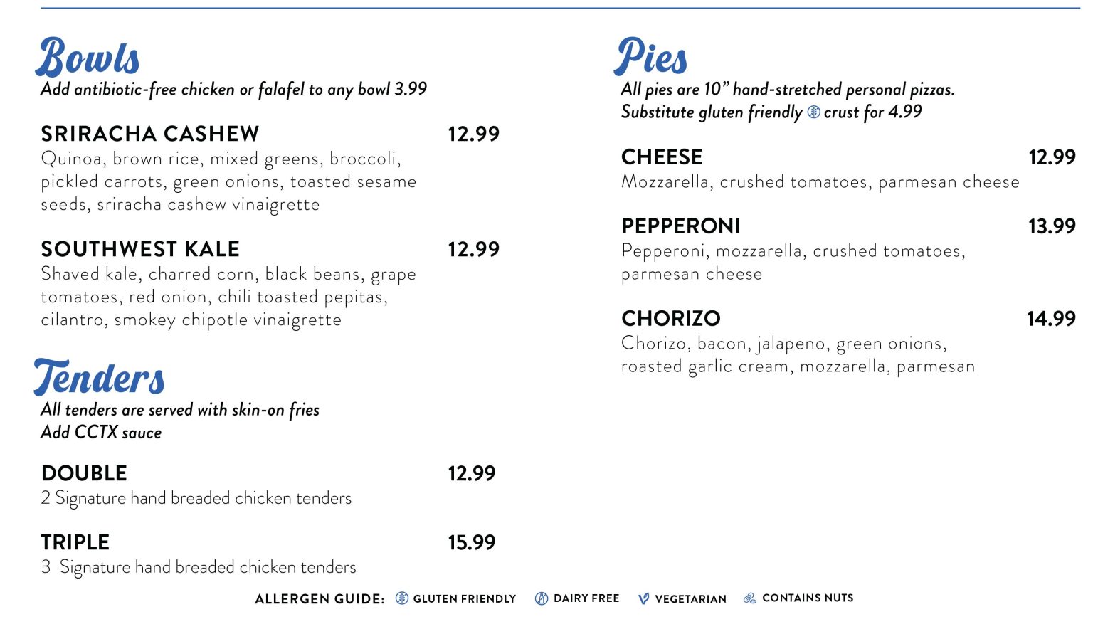 Shoreline Grill Classic_Menu (003)-2 - Texas State Aquarium